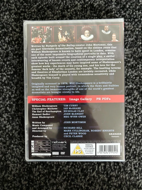 WILL SHAKESPEARE THE Complete Series Dvd Tim Curry New Sealed Uk ...