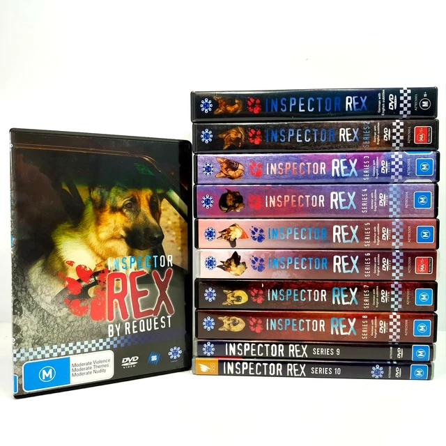 INSPECTOR REX KOMMISSAR Rex DVD Region 4 Collection Series 1–10 + By ...
