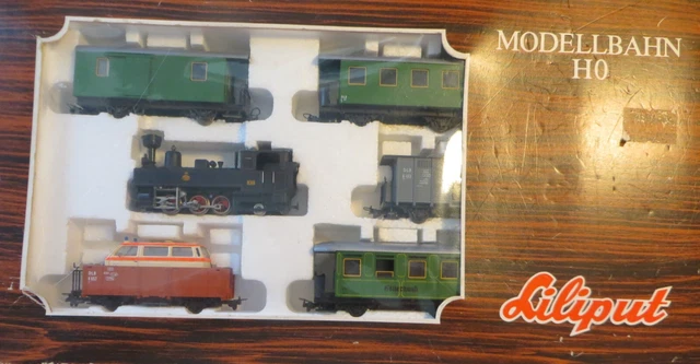 LILIPUT H0E 7005 Train La Stlb Avec Locomotive à Vapeur + 5 Wagen ...