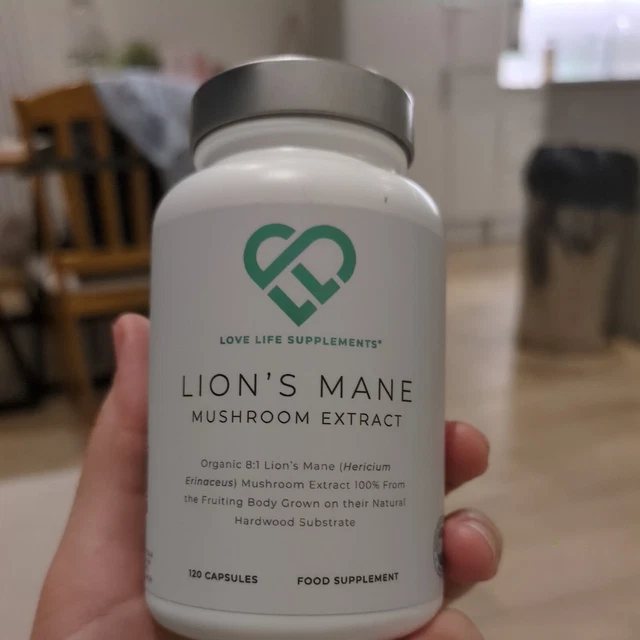 LION'S MANE MUSHROOM extract - Love Life Supplements £30.00 - PicClick UK