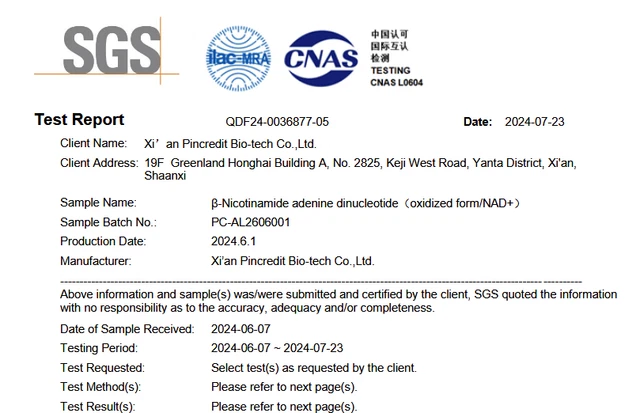 Β-NICOTINAMIDE ADENINE DINUCLEOTIDE (NAD⁺) ≥90% Purity 50g– Research ...