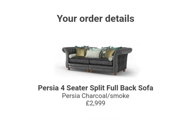 PERSIA RANGE SOFOLOGY 4 Seater Leather And Fabric Sofa £516.72 - PicClick UK