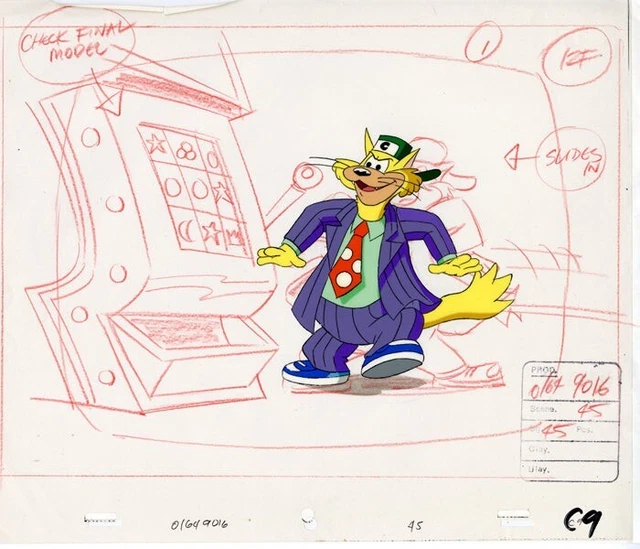 TOM & JERRY Painted Animation Production Cel Exterminator Miss Vavoom ...
