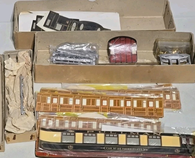 EARLY O GAUGE White Metal Autocoach Model Kit Carriage Unused Early Pre ...