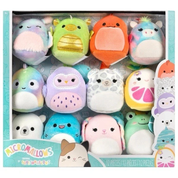 SQUISHMALLOWS MICROMALLOWS 12 Pack Box Set Present Brand New £30.83 ...
