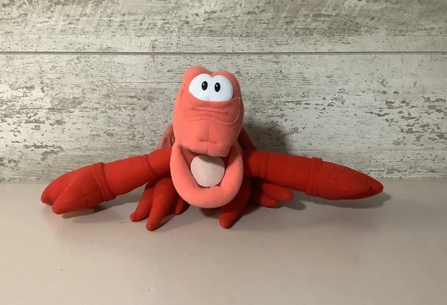 RARE VINTAGE DISNEY'S Sebastian Crab Plush Stuffed Animal Little ...