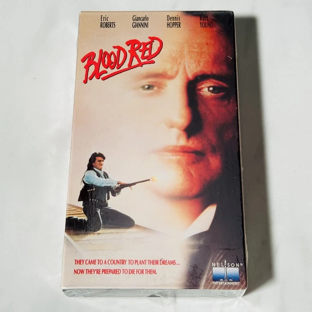 BLOOD RED - VHS - Sealed / Watermark - Dennis Hopper - Eric Roberts ...