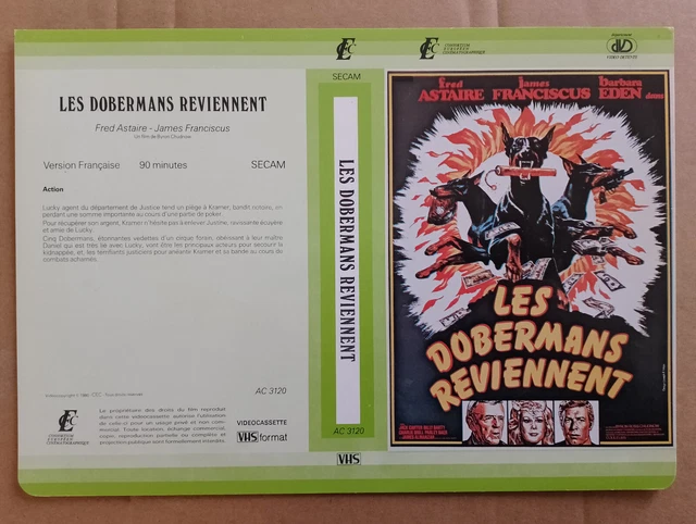 JAQUETTE VHS - Les Dobermans Reviennent - Vhs Sleeve - Fred Astaire EUR ...