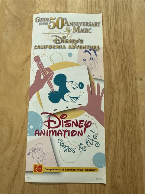 GUIDE TO THE 50th Anniversary Disney's California Adventure 2005 Map ...