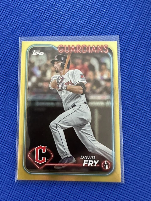 FEUILLE D'OR DAVID Fry 2024 Topps Series 2 446 Cleveland Guardians EUR ...