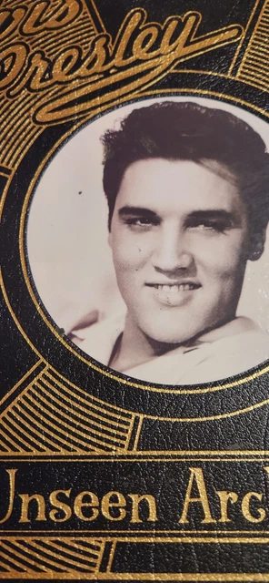 ELVIS PRESLEY UNSEEN ARCHIVES Book Collectors Limited Ed Leather Hard ...
