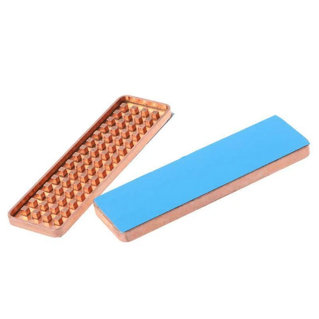 COPPER NVME NGFF M.2 Metal Sheet Thermal Silicone Wafer Cooling Fan M2 ...