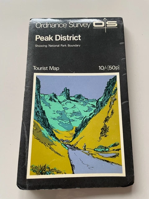 VINTAGE PEAK DISTRICT Ordnance Survey Tourist Map Year 1963 £2.99 ...