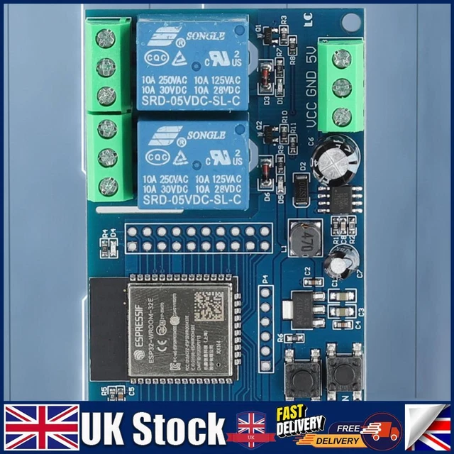 Esp32 Esp32 Wroom Development Boards Convenient Esp32 Wifi Bt Ble Relay Module £1069 Picclick Uk