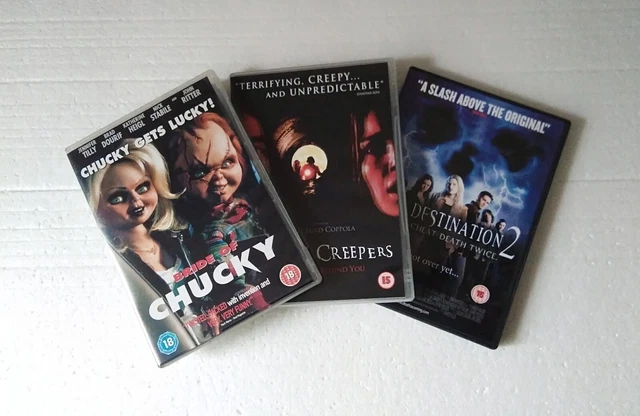 BRIDE OF CHUCKY (DVD, 1998) Horror Dark Humour 3x Bundle EUR 16,93 ...