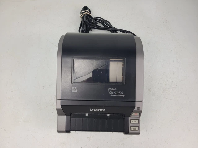 BROTHER P-TOUCH QL-1050 Wide Format Direct Thermal Printer Bundle ...
