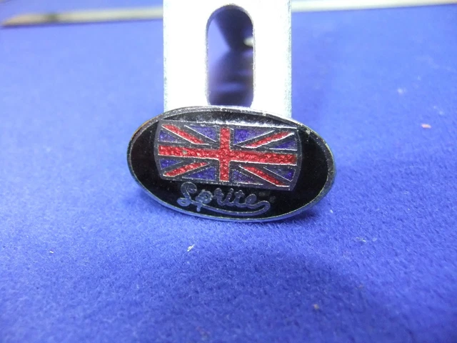VTG BADGE SPRITE union flag motor car 1960s enamel owner dealership ...