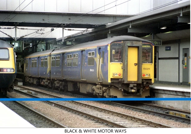 TRAIN COLOUR NEGATIVE Class 150 211 In Eastern Livery 2 Negatives £0.99 ...
