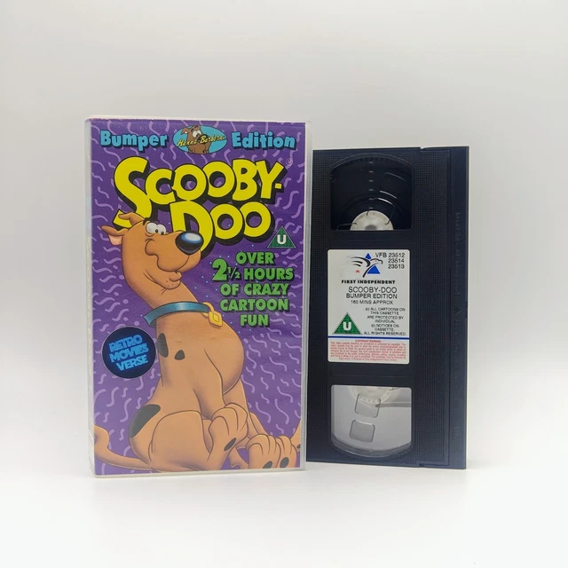 SCOOBY-DOO VHS BUMPER Edition Over 2 And A Half Hours Scooby Doo 1996 £ ...