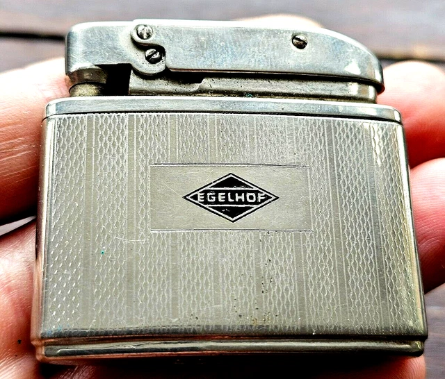 RARE VINTAGE COLLECTABLE CONSUL "EGELHOF" Petrol Lighter in Working ...