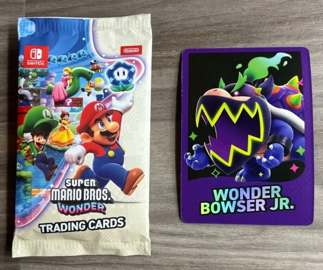 2023 SUPER MARIO Bros. Wonder - WONDER BOWSER JR. Holo Holofoil Trading ...