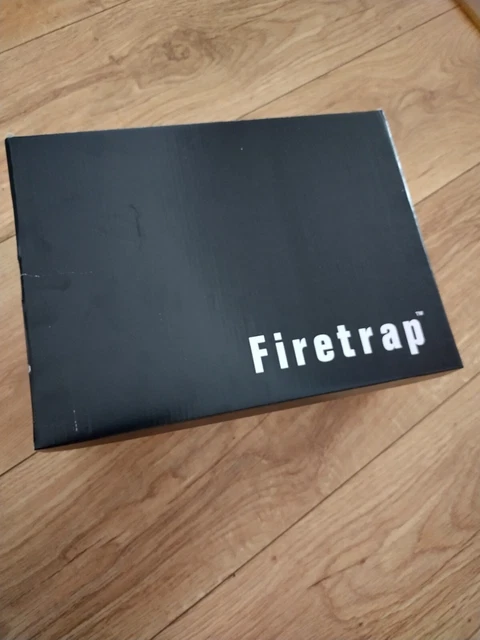 GENUINE FIRETRAP BLACK Empty Box & Tissue Paper Boots Shoes Replacement ...