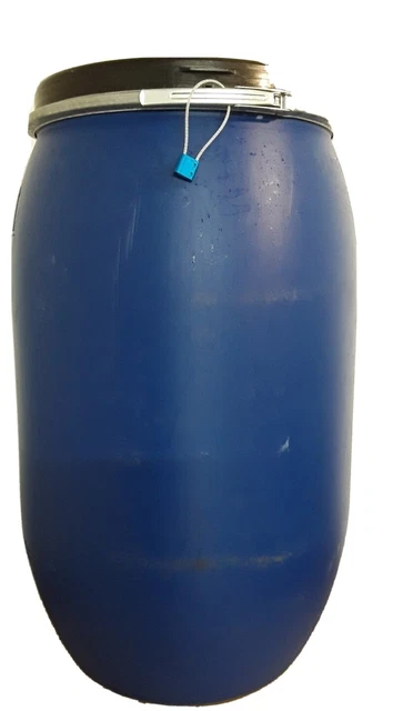 220 LITRE PLASTIC Drum/Barrel/Container for Shipping Free Delivery £55. ...
