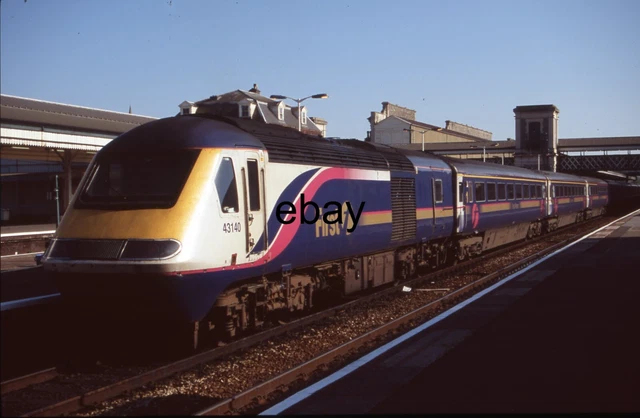 35MM RAILWAY SLIDE- First HST Class 43. 43140 @ Exeter £3.25 - PicClick UK