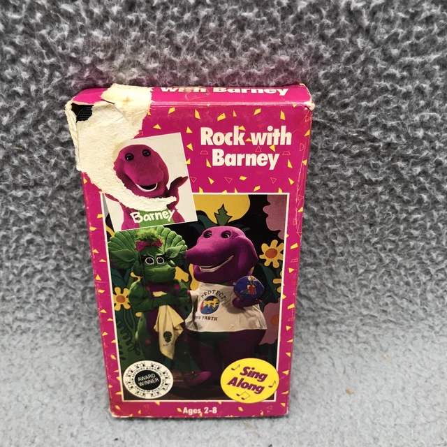 BARNEY & FRIENDS Rock With Barney VHS 1991 Video Tape Sing Along Lyons ...