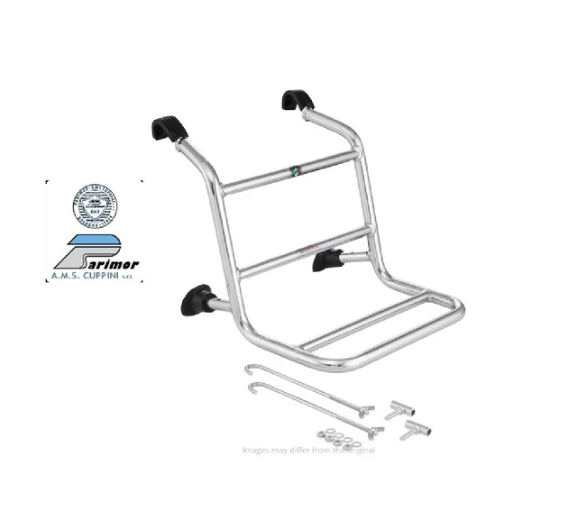 LAMBRETTA S2 S3 and GP Front Carrier Rack Fixed Arms Chrome Cuppini ...
