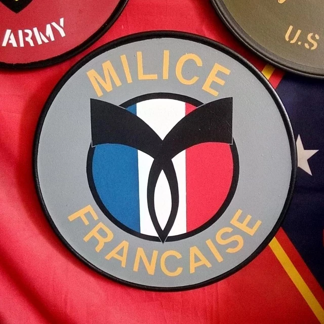 PANNEAU - TYPE WW2 : MILICE FRANCAISE EUR 40,00 - PicClick FR