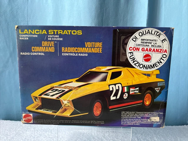 MATTEL LANCIA STRATOS drive command radiocomandata vintage EUR 55,90 ...