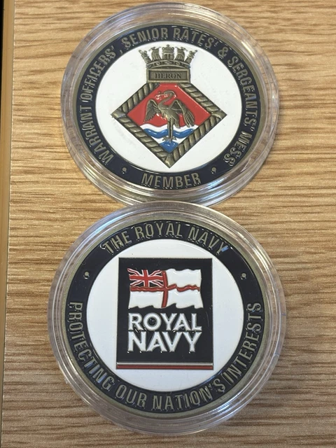 ROYAL NAVY GOLD Spoof Challenge Coin Medal £16.32 - PicClick UK