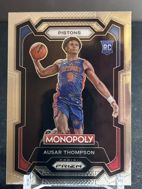 CARTA ROOKIE 2023 Panini Prizm Monopoly #27 Asur Thompson RC Detroit ...