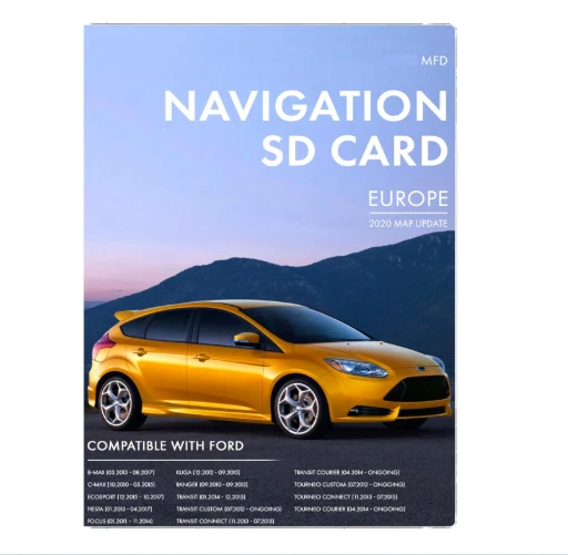 FORD MFD SD Navigation Card V10 Europe 2020 Update | Sat Nav GPS Map ...