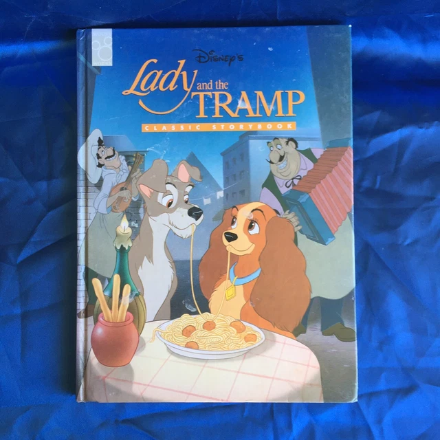 VINTAGE DISNEY LADY And The Tramp Classic Storybook Big Hardcover Book ...