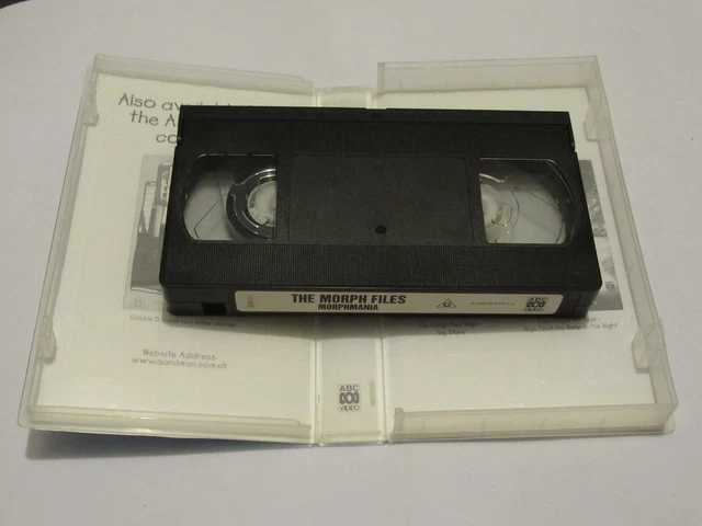 THE MORPH FILES Morphmania VHS Tape - Tested $8.00 - PicClick AU
