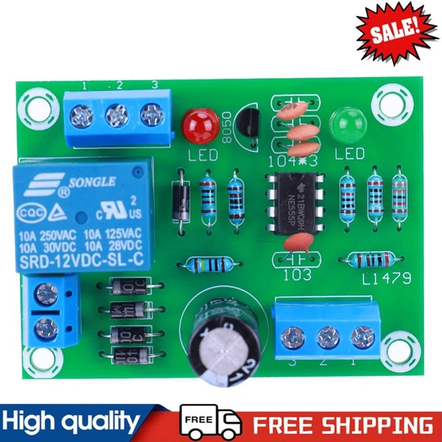 DC 12V 10A Water Level Switch Sensor Module Liquid Level Controller ...