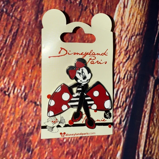 DISNEY PARKS DISNEYLAND Paris Fashion Minnie Mouse Bow Collectible ...