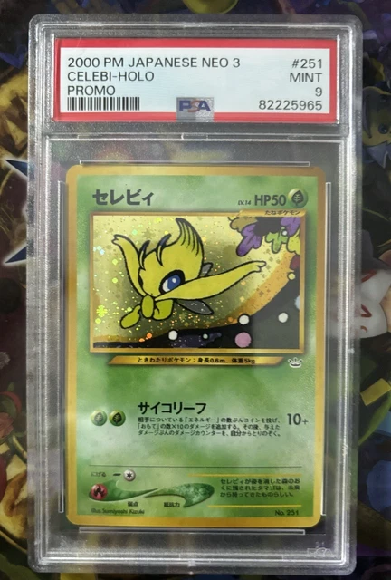 CELEBI PSA 9 #251 Neo 3 Promo Japanese - Pokemon Tcg EUR 85,00 - PicClick DE