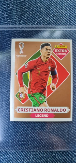 PANINI WORLD CUP Qatar 2022 Cristiano Ronaldo Extra Sticker Bronzo ...