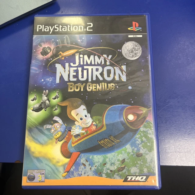 JIMMY NEUTRON BOY Genius Playstation PS2 Video Game Manual PAL £7.99 ...