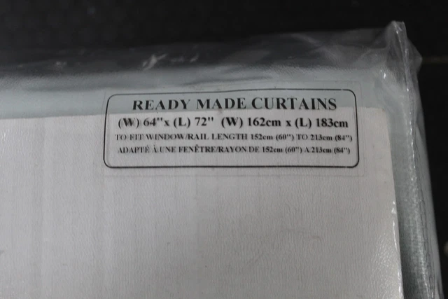 LAURA ASHLEY STEPHANIE Blackout Curtains Duck Egg W64" 162cm L 72 ...