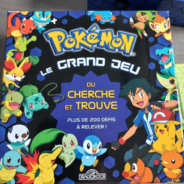 POKÉMON: LE GRAND Jeu du Cherche et Trouve Jeux de Société Dragon D'or ...