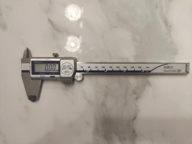 MITUTOYO 500-752-200, DIGITAL Caliper 0-150mm, 0-6" Absolute AOS. IP67, Vernier £120.32 ...