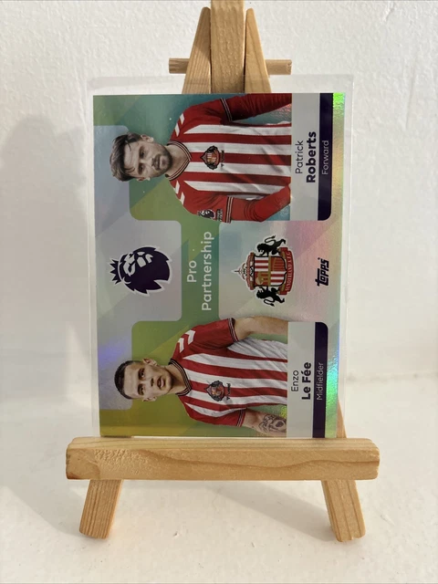TOPPS PREMIER LEAGUE 2026 Pro Partnership Le Fee & Roberts Sunderland £ ...