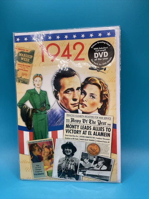 1942 TIME OF Life DVD and 1942 Year Greeting Card- Birthday Gift £4.99 - PicClick UK