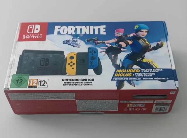NINTENDO SWITCH FORTNITE Edition ** inkl. Wildcat Bundle code ...