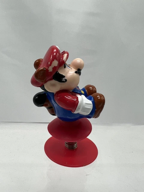 VTG 1989 NINTENDO Super Mario Bros Bouncing Spring Racoon Mario 3" Toy ...