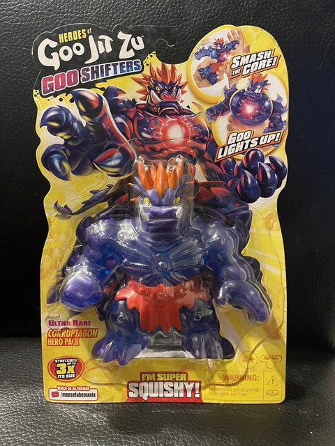 FIGURINE ULTRA RARE Heroes of Goo Jit Zu Shifters Light-Up Corruptagon ...